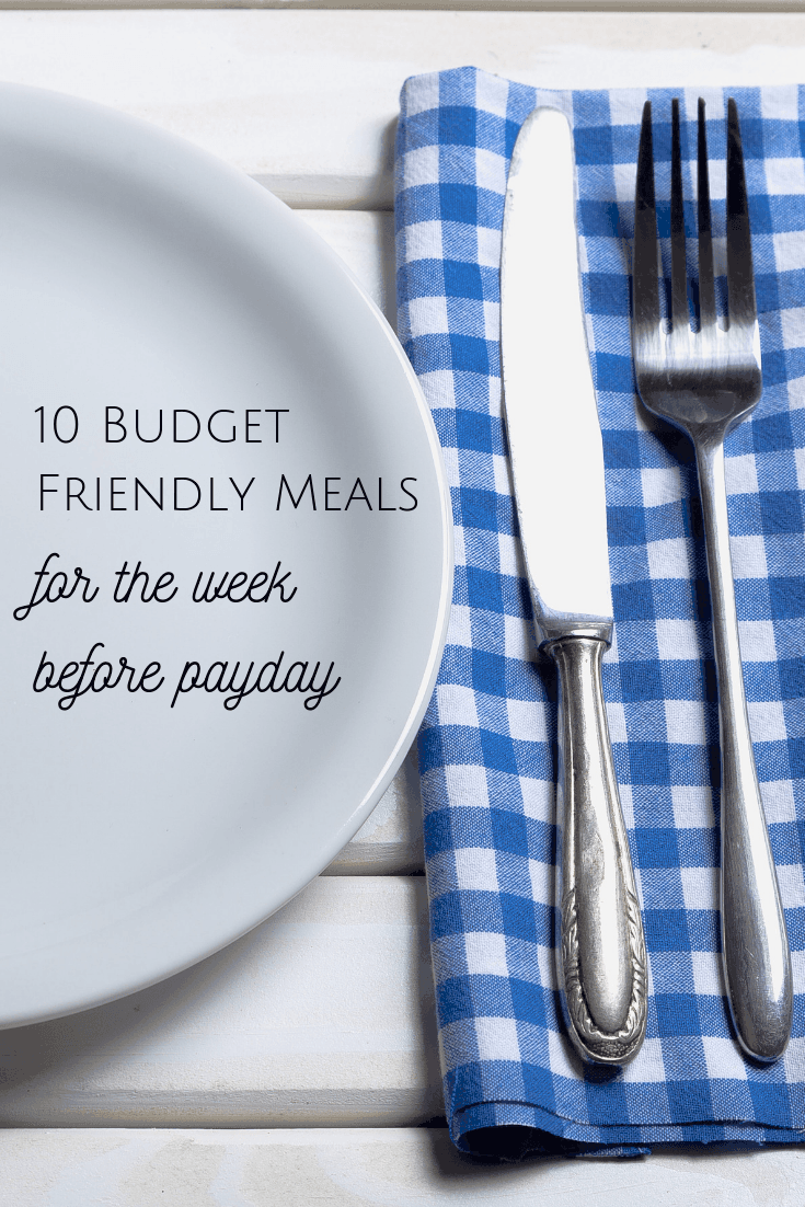 Ten budget family meals for the week before payday.... | The Diary of a ...