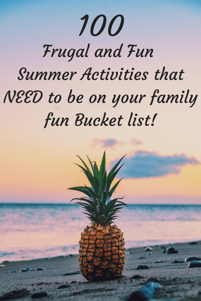 100 frugal but fun Summer activities.... | The Diary of a Frugal Family