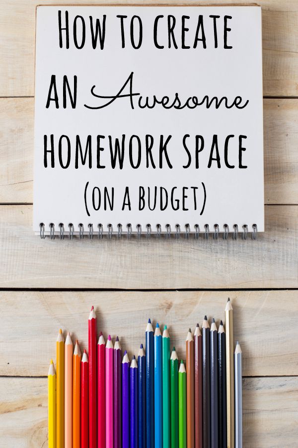 How to create an Awesome homework space (on a budget).... | The Diary ...