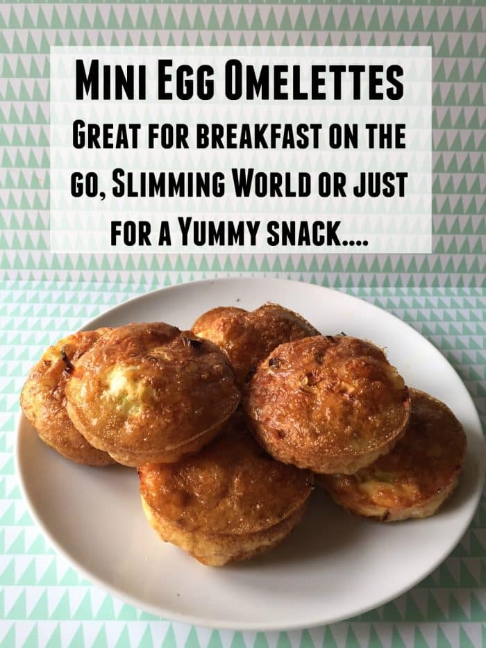Mini Egg Omelettes - Great for breakfast on the go, Slimming World or ...
