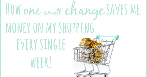 How one small change saves me money on my shopping every single week ...