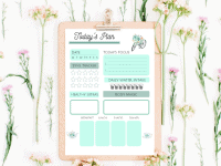 Slimming World Daily Tracker Printable.... | The Diary of a Frugal Family