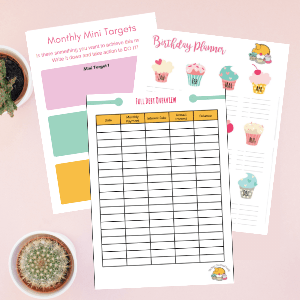 FREE Financial Planner to make 2022 your money year.... | The Diary of ...