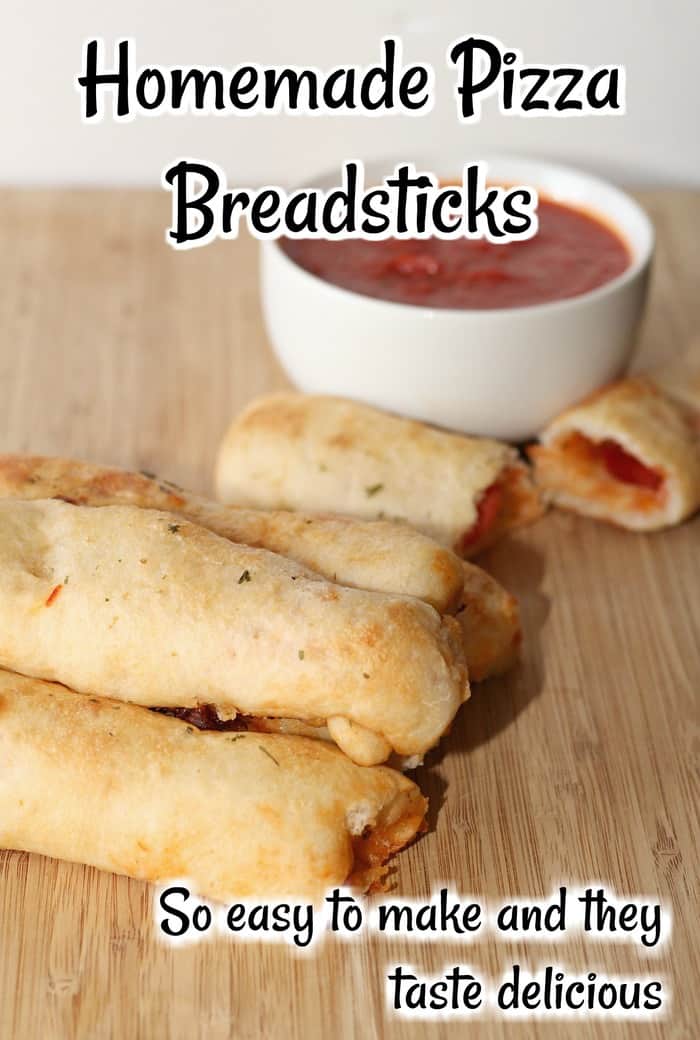 Homemade Pizza breadsticks | The Diary of a Frugal Family