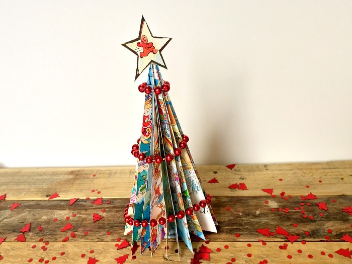How to make a Christmas Book Paper Tree.... | The Diary of a Frugal Family