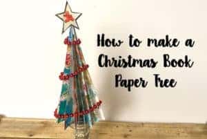 How to make a Christmas Book Paper Tree.... | The Diary of a Frugal Family