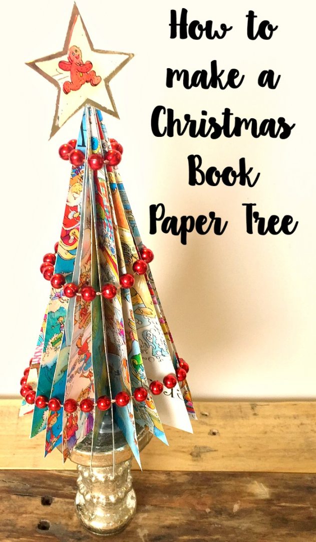 How to make a Christmas Book Paper Tree.... | The Diary of a Frugal Family