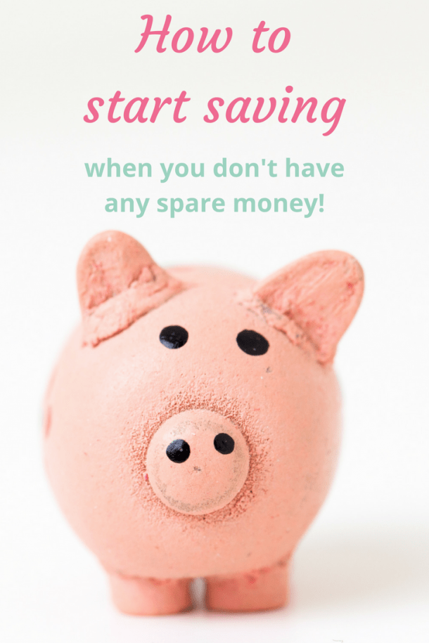 How to save money when you think you can't afford to.... | The Diary of ...