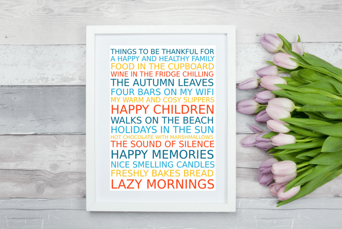 Free Poster Maker: Reasons to be thankful.... - The Diary of a Frugal ...