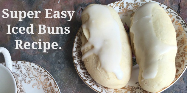 Super easy iced bun recipe.... | The Diary of a Frugal Family