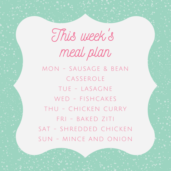 My Batch Cooking Meal Plan {27th October 2019}... | The Diary of a ...