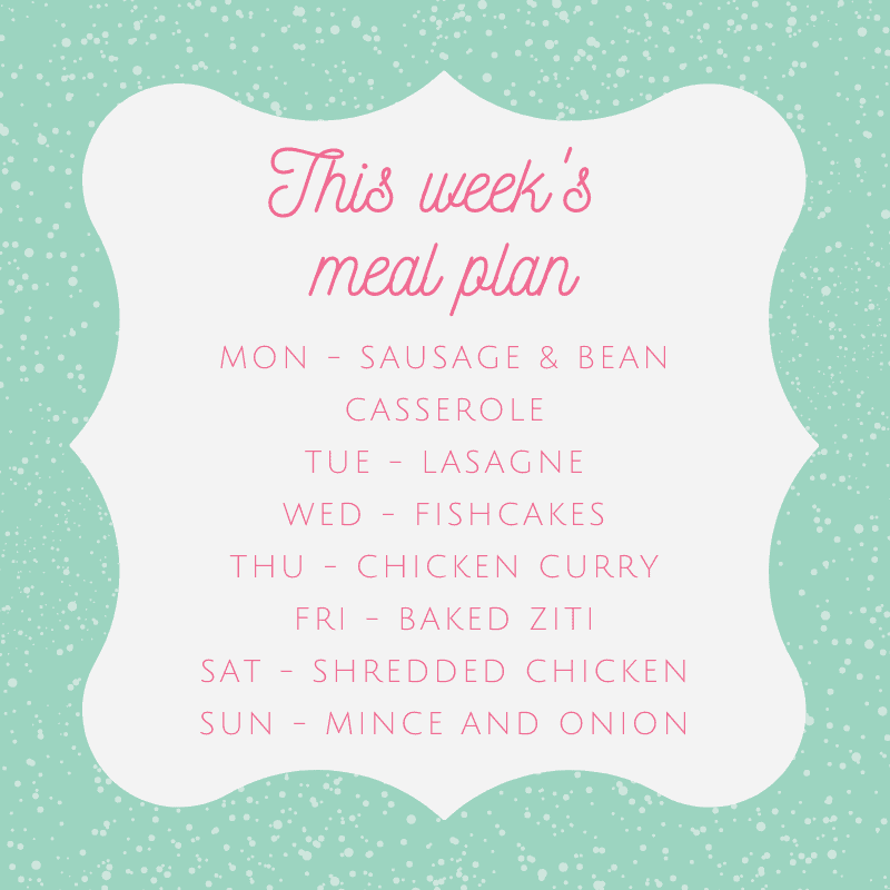 My Batch Cooking Meal Plan {27th October 2019}... | The Diary of a ...