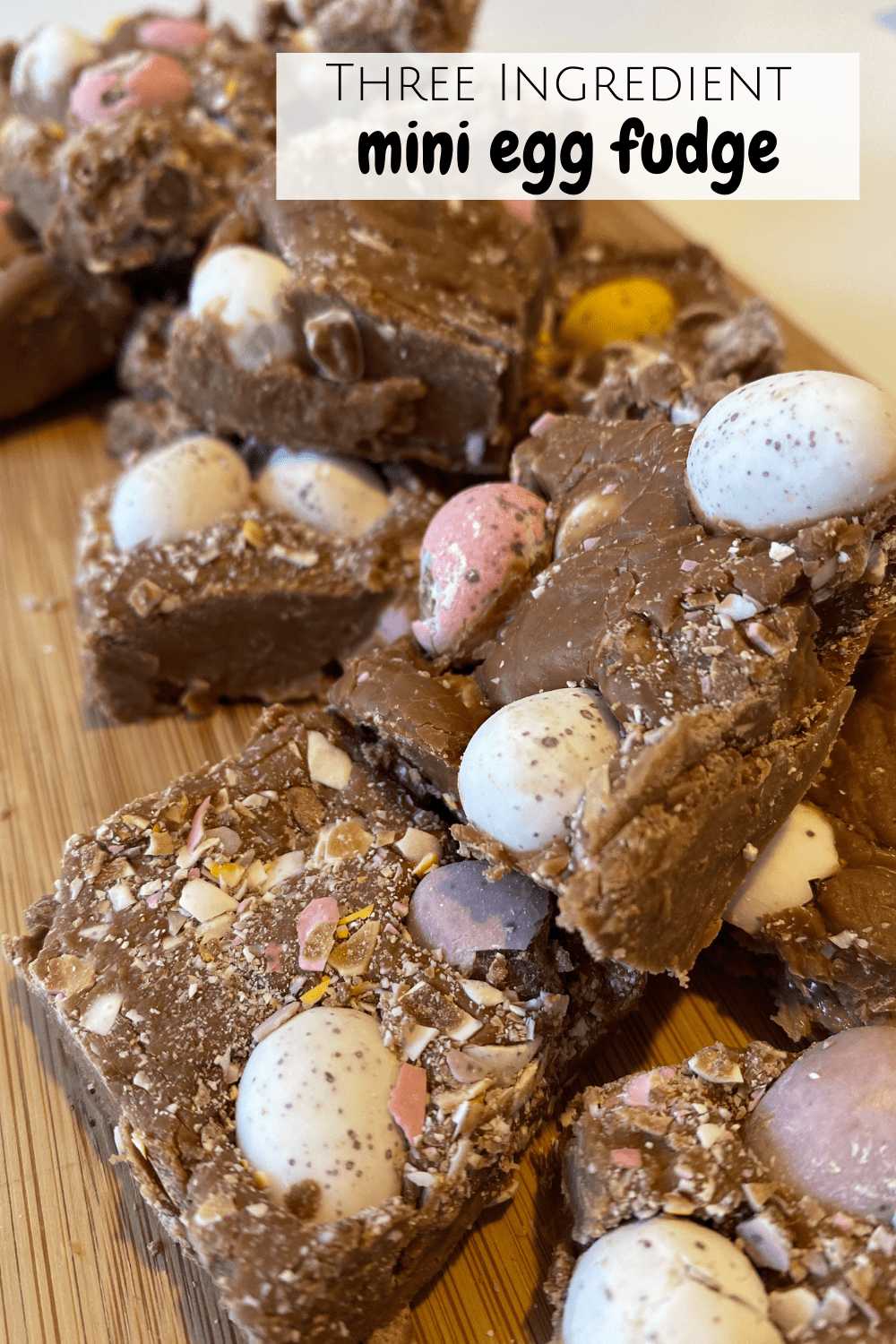 Mini Egg Fudge - with just 3 ingredients.... | The Diary of a Frugal Family