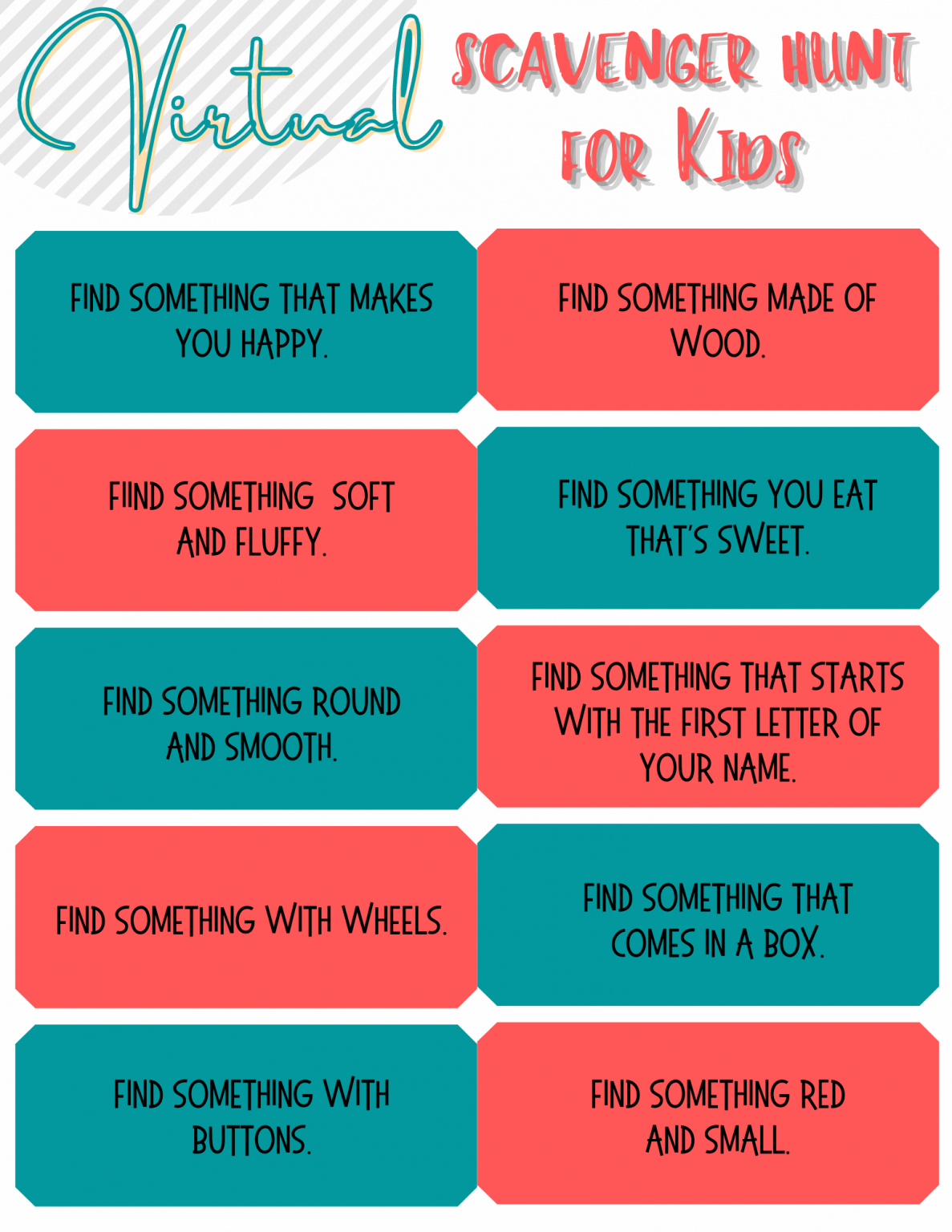 Virtual Scavenger Hunt for Kids.... | The Diary of a Frugal Family