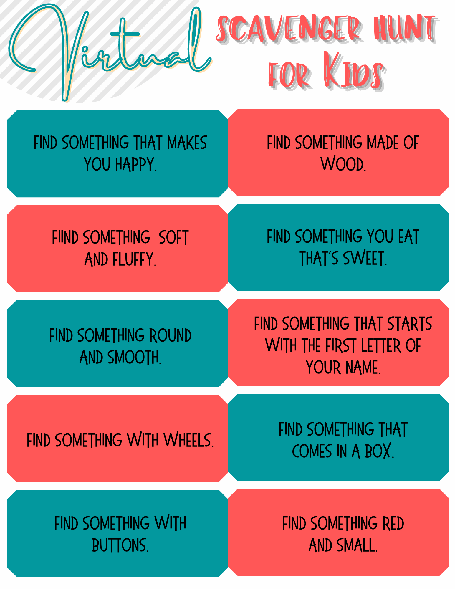 Virtual Scavenger Hunt for Kids.... | The Diary of a Frugal Family